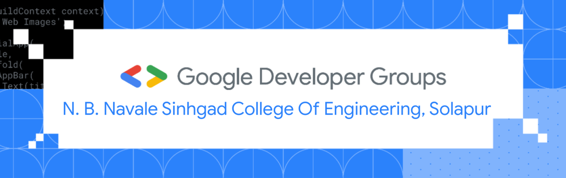 Google Developer Groups GDG on Campus N B Navale Sinhgad College of ...